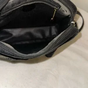 Gucci | Bags | Vintage Gucci Canvas Leather Gg Shoulder Bag | Poshmark